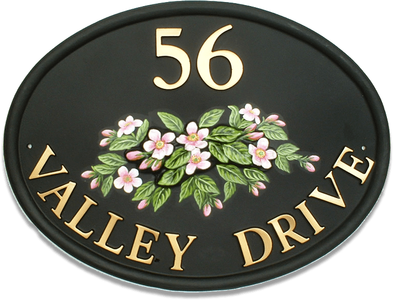 Blossom Large | Floral House Signs | Village Green Signs