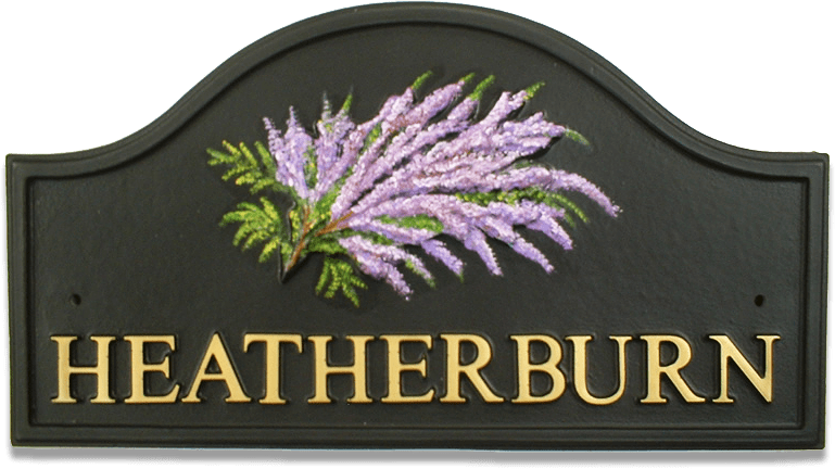 Heather | Floral House Signs | Village Green Signs
