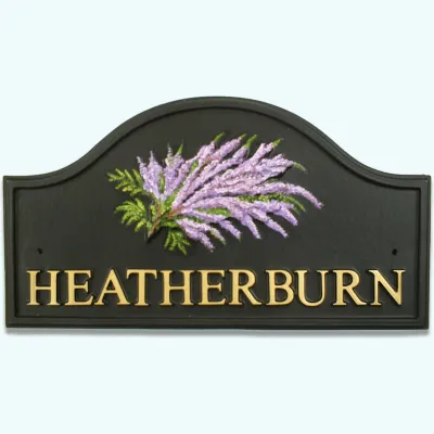 Heather | Floral House Signs | Village Green Signs